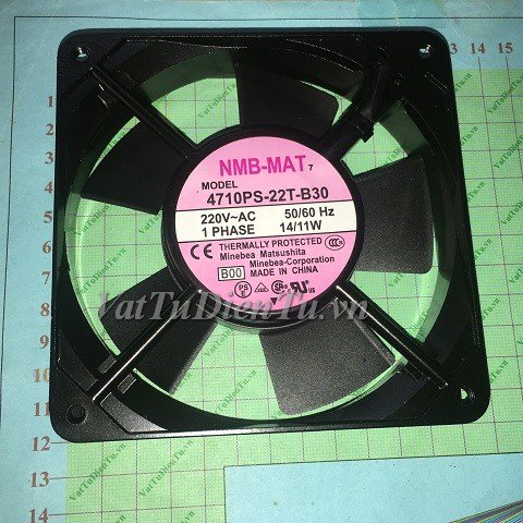 4710PS-22T-B30 Quạt tản nhiệt 220V 11W 120x120x25mm NMB 2 chân giắc cắm | Shopee Việt Nam