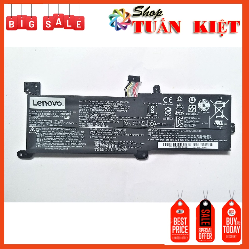 Pin Lenovo ideapad S145-15 S145-15IWL S145-15AST L16C2PB2 81MV 7.6V ...