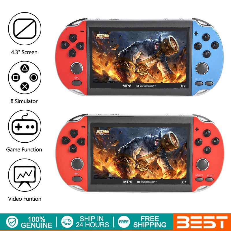 Máy Chơi Game Cầm Tay X7 PSP 4.3 Inch HD LCD Chất Lượng Cao Gameboy ...