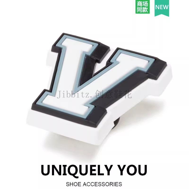 sticker dép crocs Numeric English letters jibbitz crocs sticker gắn dép ...