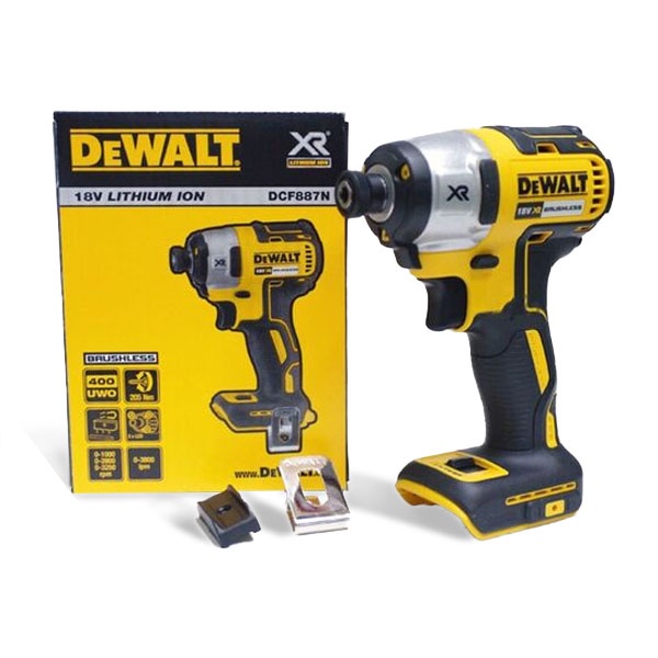Máy vặn vít động lực pin 18V Dewalt Kết Nối Tiêu Dùng DCF887N-KR, DCF887D2, DCF887M1, DCF887M2 ...