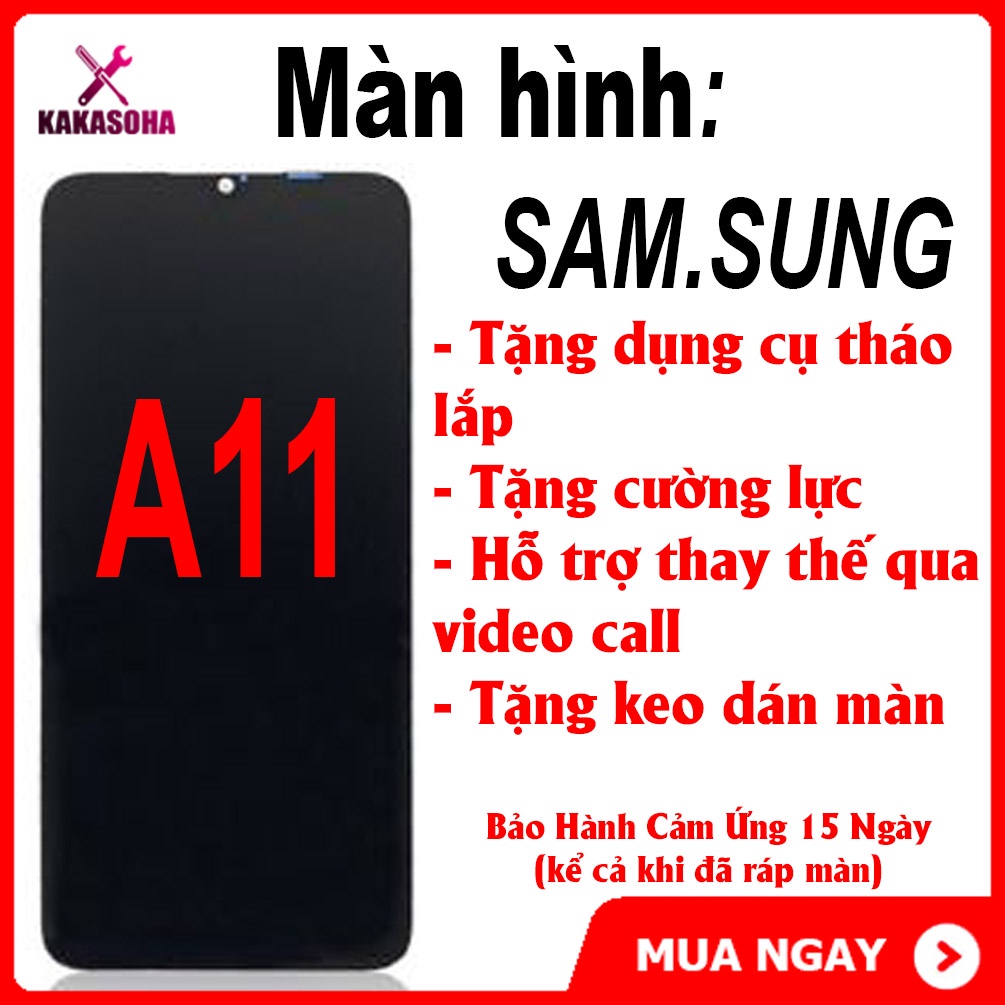 Màn hình SS A11 cho điện thoại Samsung A11 - Tặng cường lực và keo dán ...