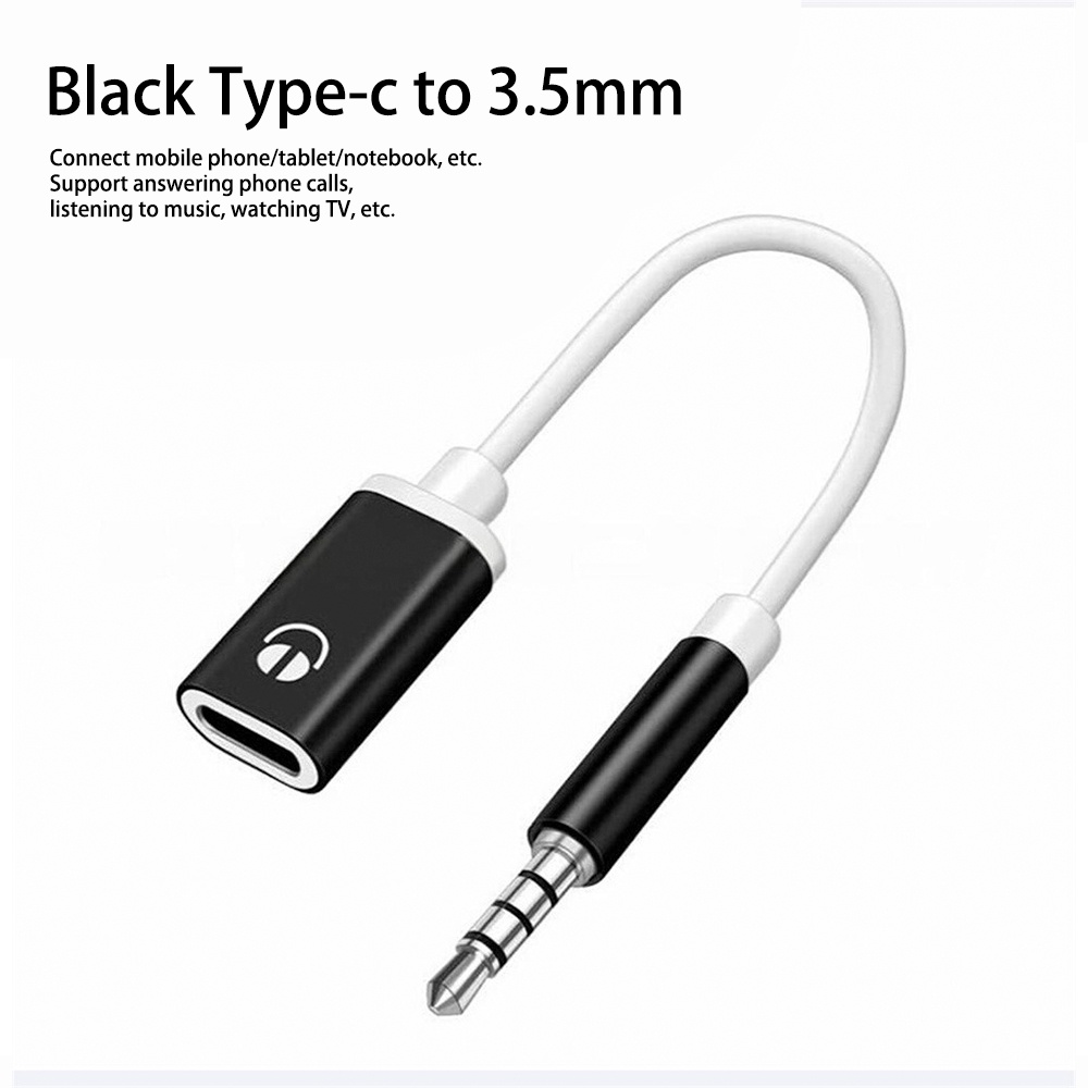 1 Chiếc 3.5mm Nam Sang Type-C Tai Nghe Nữ Cáp Aux Bộ Chuyển đổi Type-C Sang Jack 3.5mm Bộ Chuyển ...
