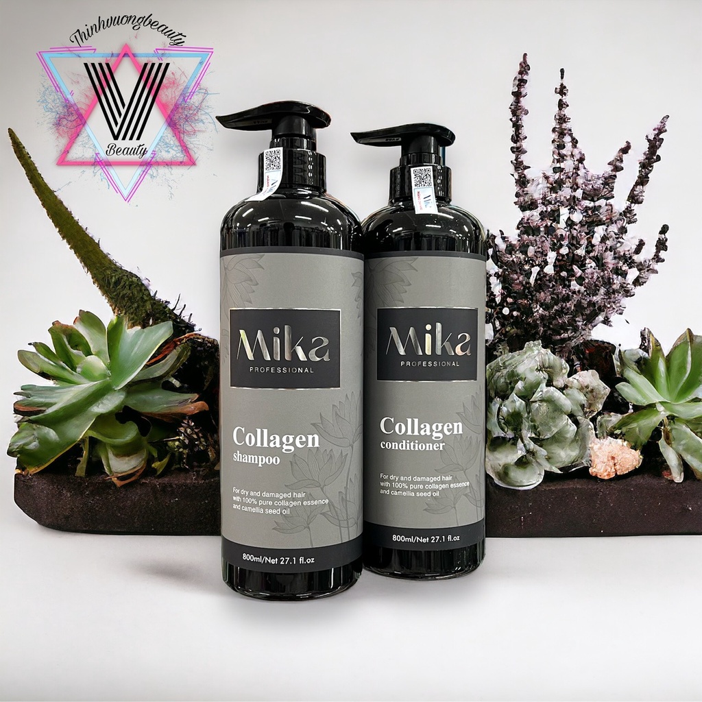 Dầu gội cho tóc Gàu Collagen Mika 800ml | Shopee Việt Nam