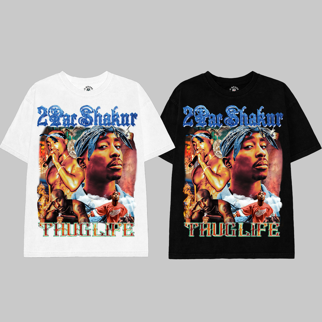 Áo Thun Rapper Tupac 2Pac Oversize Phong Cách Hip-hop Unisex G-House ...