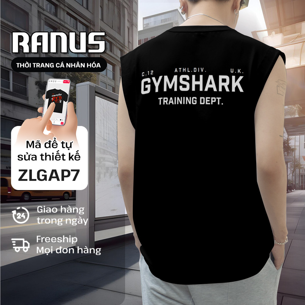 Áo thun Tanktop GymShark - Gym - Gymer - Thể hình - Fitness Ranus Nam ...