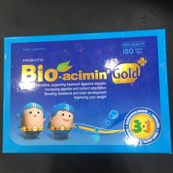 Men vi sinh cho trẻ sơ sinh Bio acimin Gold H30g (gói) | Shopee Việt Nam