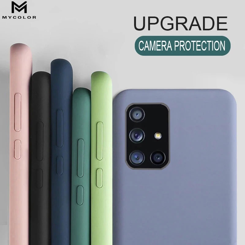 Ốp điện thoại silicon chống sốc cao cấp dành cho Samsung ss Galaxy A56 A36 A26 A55 A35 A34 A17 ...