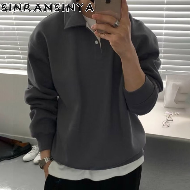 Sinransinya Áo sweater Tay Dài Phong Cách Nhật Bản Cổ Điển Sang Trọng ...