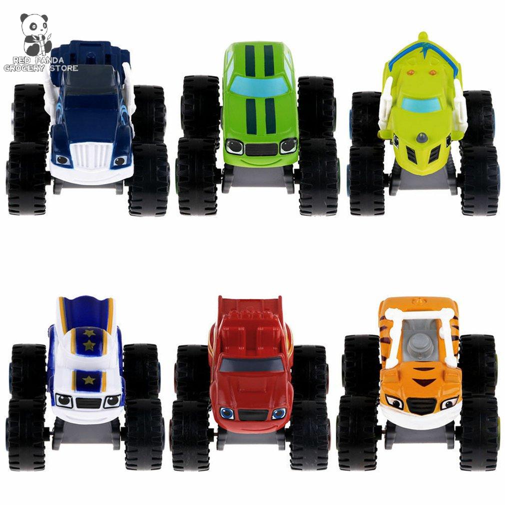 [RED PANDA]. Flame And Robot Monster Toy Car Blaze And The Monster ...
