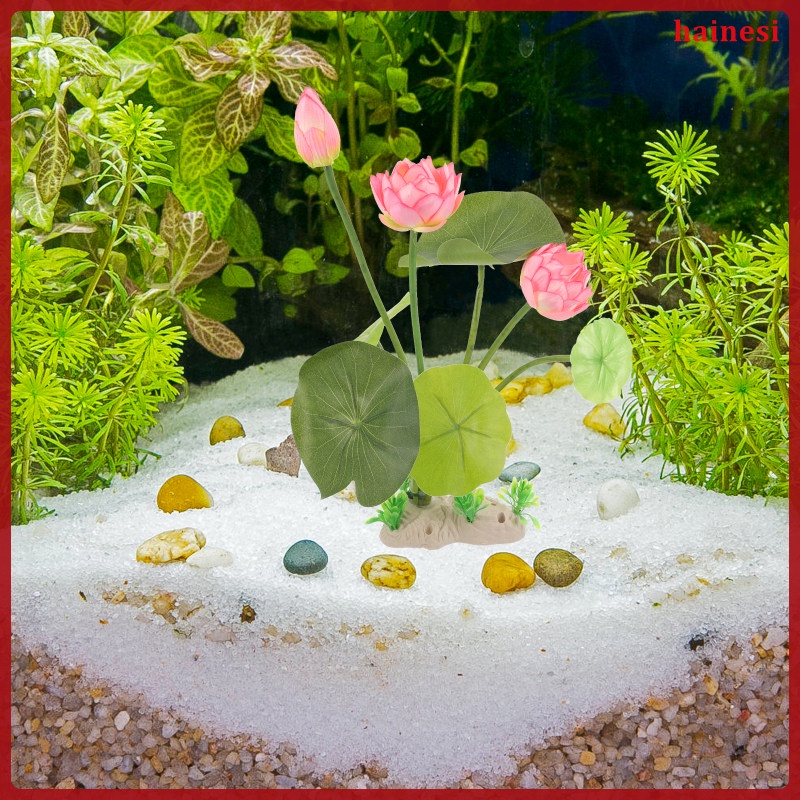 [H Ng C S N] Hoa Sen Nhựa Trang Trí Bể Cá | Shopee Việt Nam