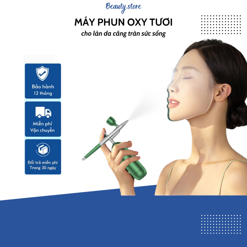 Máy phun oxy tươi dùng cho spa cung cấp oxy giúp tăng sinh collagen và ...