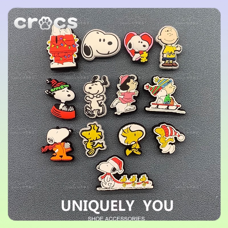 sticker dép crocs Snoopy Nấm jibbitz crocs jibitz cross charm dép crocs ...