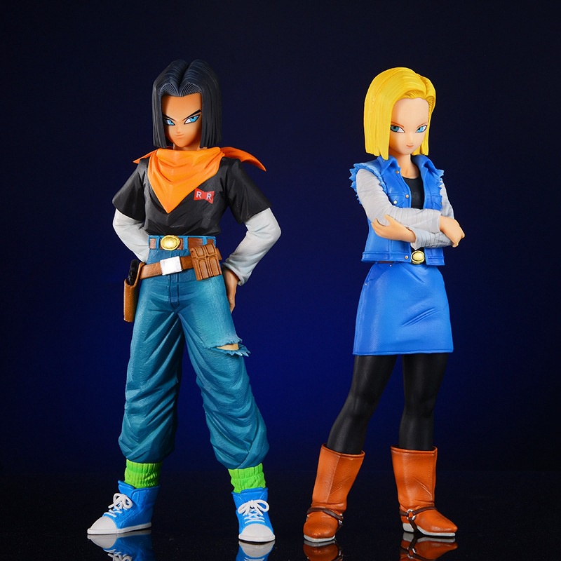 Mô Hình Nhân Vật dragon ball z android 17 18 android 18 Bằng pvc 23cm ...