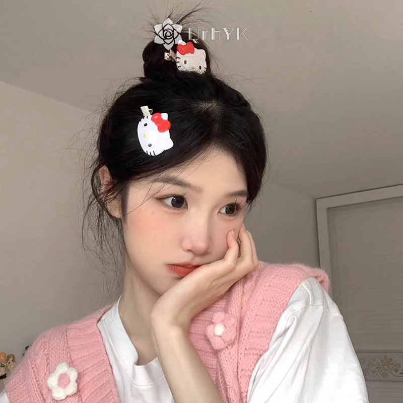 SANRIO Qr Kẹp Tóc hello kitty Dễ Thương Cho Bé Gái Mới | Shopee Việt Nam