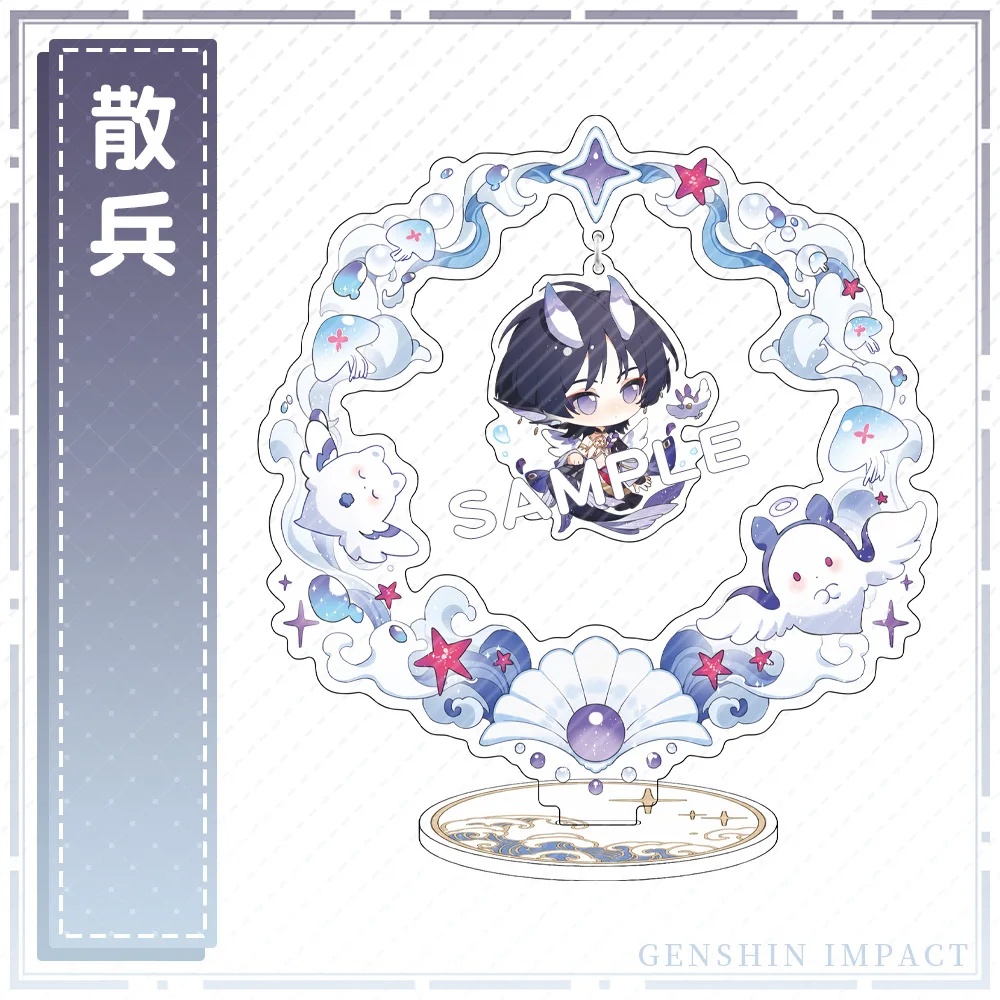 Mô hình Standee Game Genshin Impact Figures Furina Neuvillette Acrylic ...