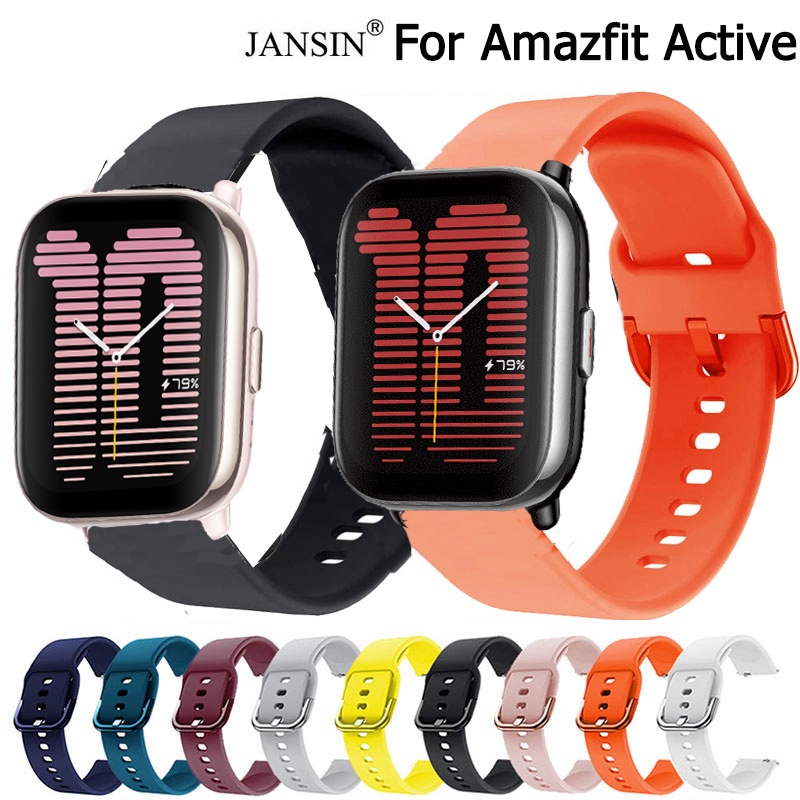 Jansin Dây đeo thay thế Amazfit Active cho đồng hồ thông minh amazfit ...