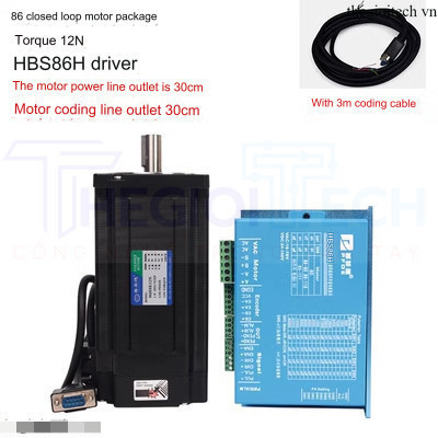 TH Bộ Động Cơ Hybrid Servo Step Motor Lai size 42 57 60 86 HBS86H HBS57 ...