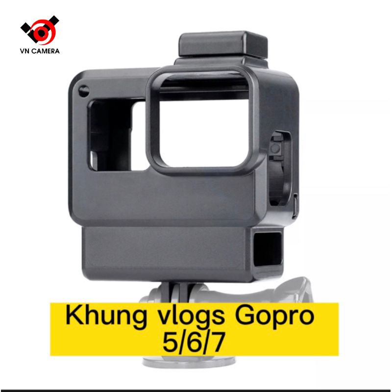 khung vlogs gopro 5 6 7 (dùng chung ) , phụ kiện máy quay gopro Vn ...