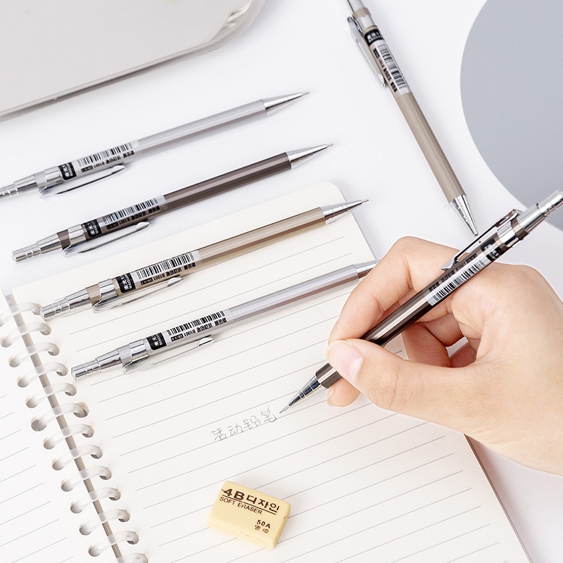 Bút chì kim, bút chì ngòi bấm vỏ kim loại sang trọng 0.5mm, 0.7mm ...