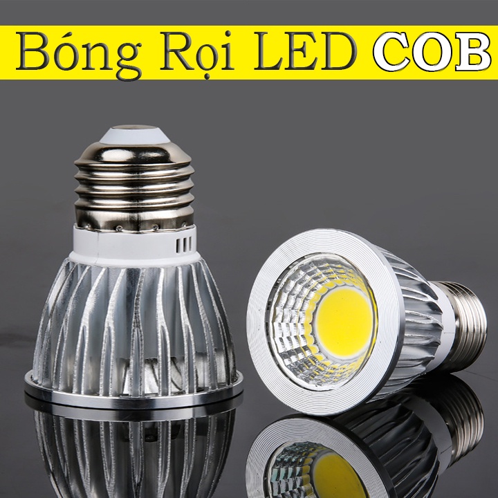 Bóng đèn Led đui xoáy E27, Chip LED COB chiếu rọi điểm 3W-5W-7W-9W | Shopee Việt Nam