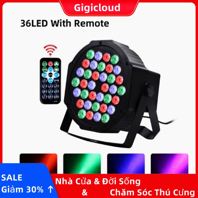 Đèn Chiếu Sân Khấu 36led rgbw 5 Chế Độ dmx 512 Chất Lượng Cao | Shopee Việt Nam