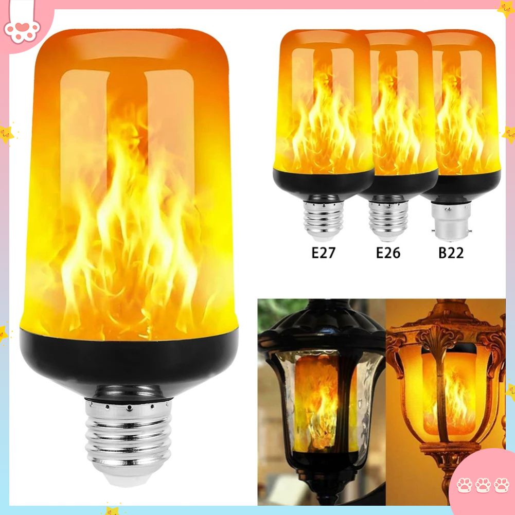 Bóng Đèn LED Hiệu Ứng Ngọn Lửa COD Bóng Đèn Chữa Cháy 3W-5W E27 E26 B22 85-265v Nhấp Nháy Thi ...