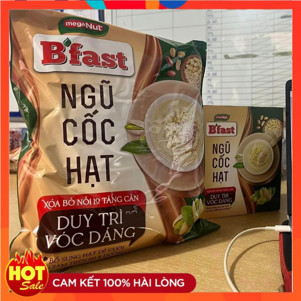 Ngũ cốc hạt Bfast (14gói x 22g) giảm 60% đường | Shopee Việt Nam