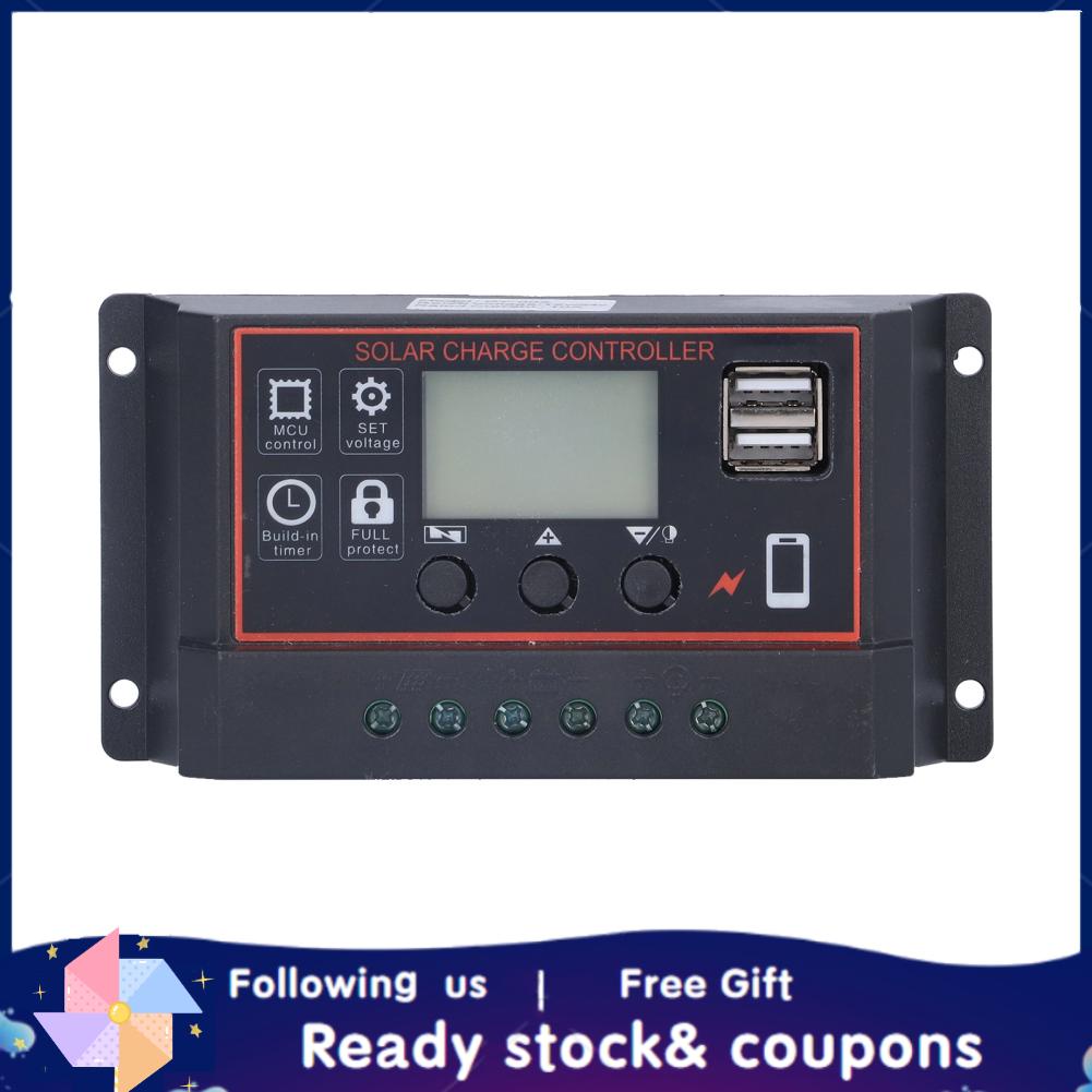 Xiyijia Smart Charge Controller Mode Switch Panel Battery Regulator LCD ...