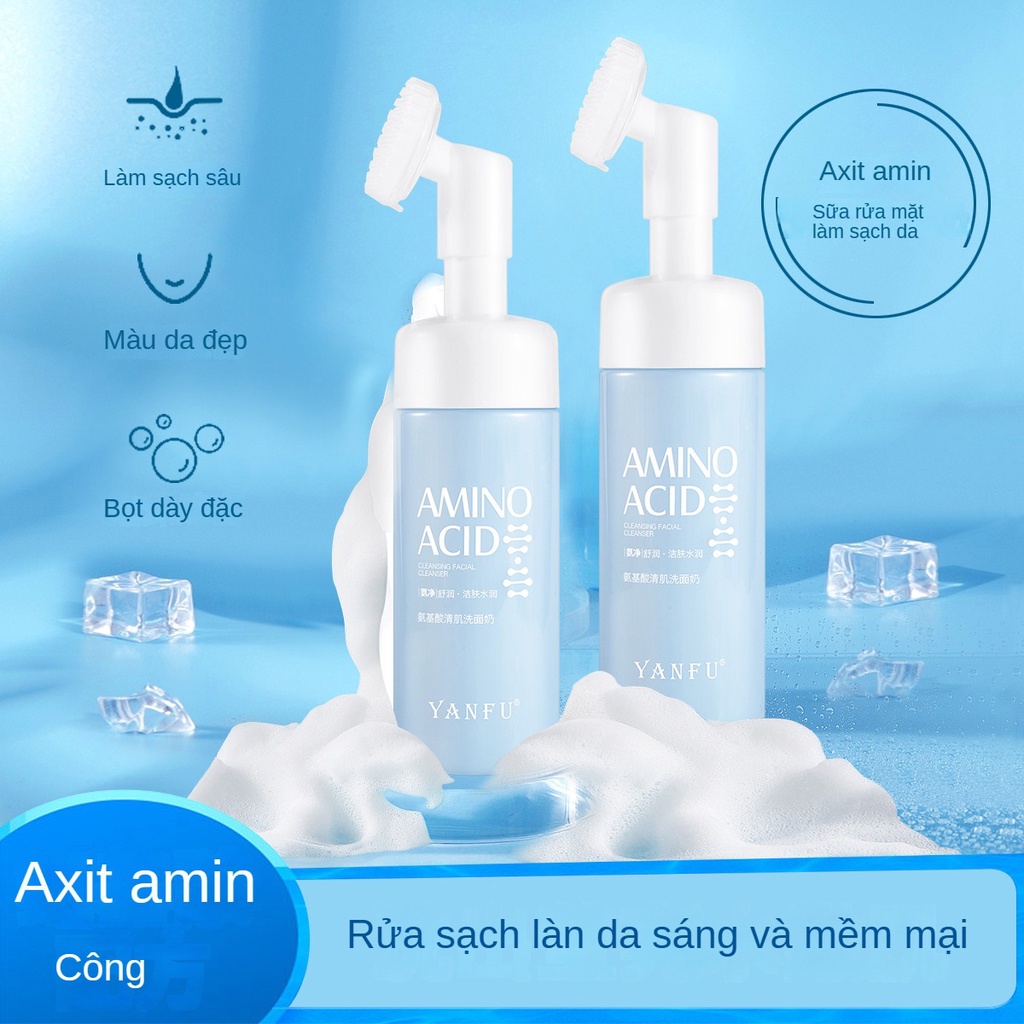 Amono Sữa Rửa Mặt Cân Bằng Dầu Thu Nhỏ Lỗ Chân Lông Kèm Đầu Cọ Tiện ...