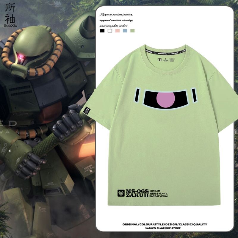 2025 Phong Cách Mới Di Động Phù Hợp Với Gundam Zhagu Chung Áo Thun Tay ...