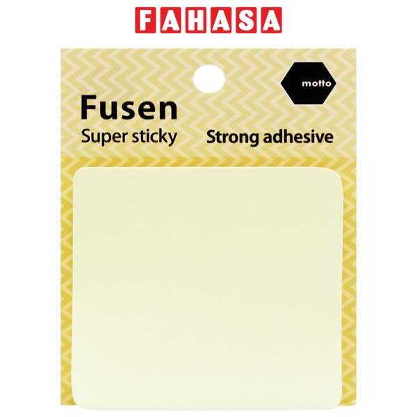 Giấy Note Motto 70 x 70 mm - Motto CYSSC70-YE - Màu Vàng (40 Tờ) | Shopee Việt Nam