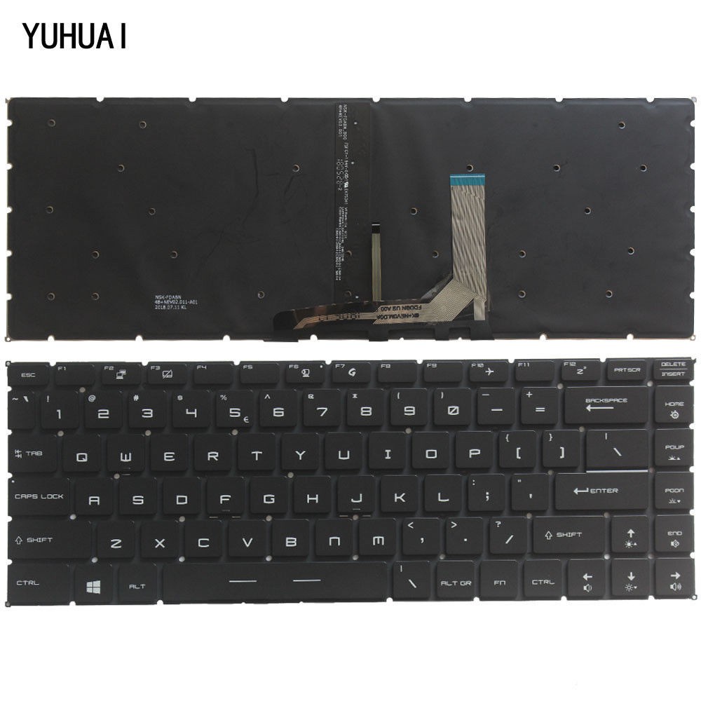 BÀN PHÍM LAPTOP MSI GS65 Stealth GS65VR MS-16Q2 CÓ ĐÈN | Shopee Việt Nam