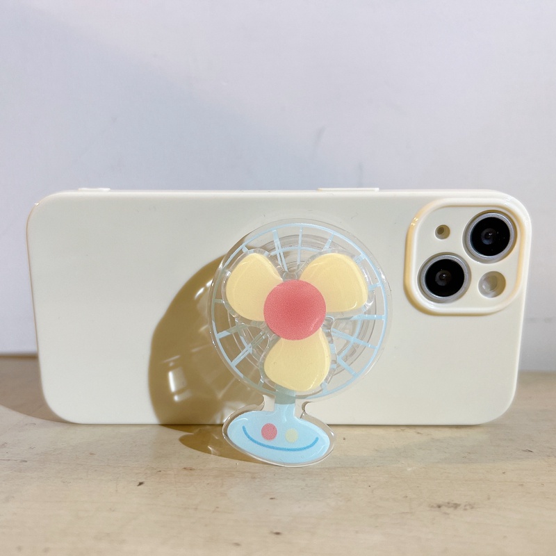 Ốp Điện Thoại Chống Rơi Có Giá Đỡ Hình Quạt Nhỏ Cho iphone7 7plus 8 8plus xs xr 11 12 13 14 ...