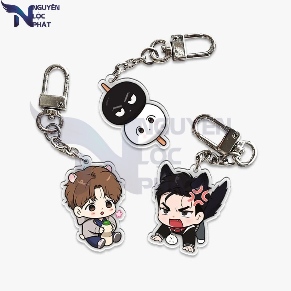 Móc khóa Jinx Kim Dan x Joo Jaekyung x Choi Heeseung x Hwang Yoon-gu ...