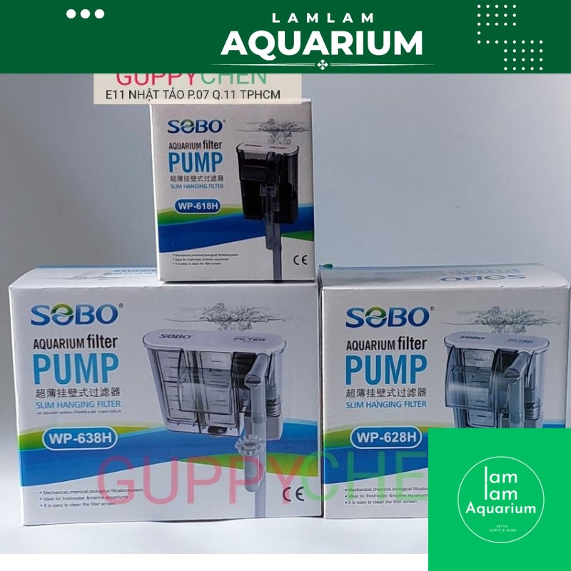 Máy Lọc Thác SOBO WP-618H , 628H , 638H Cho Bể Cá Cảnh | Shopee Việt Nam