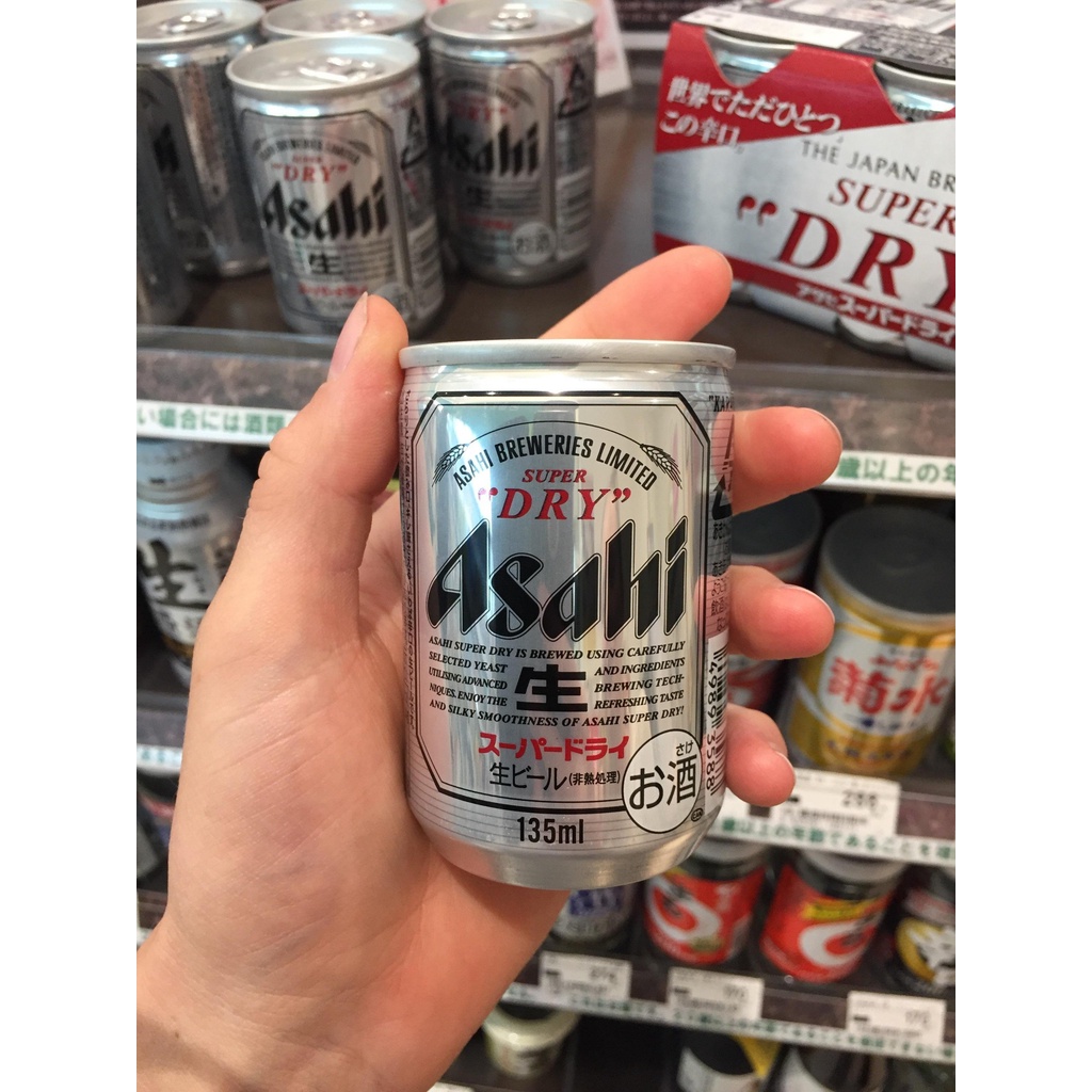 BIA ASAHI NHÍ 135ML X 24 LON NHẬT BẢN | Shopee Việt Nam