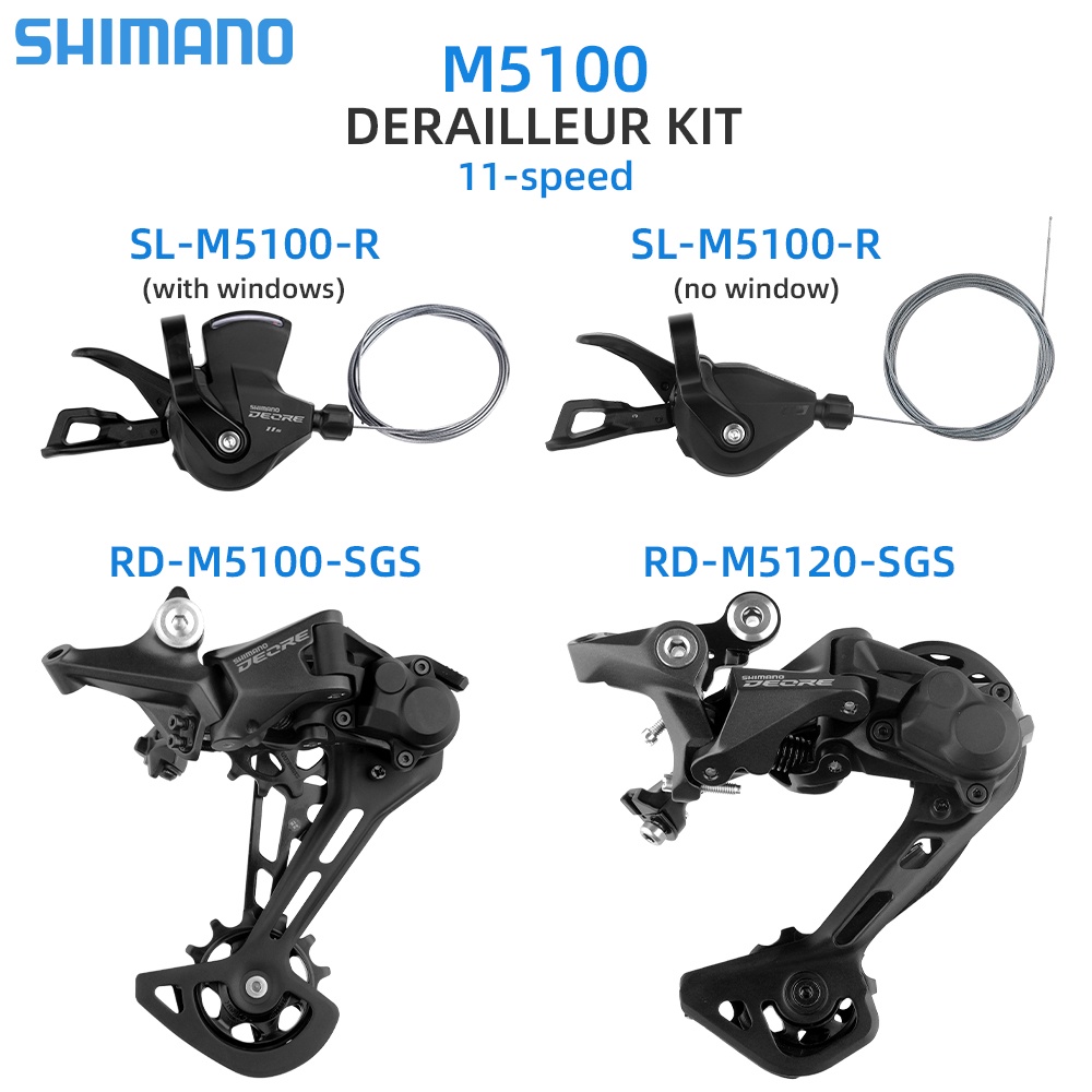 Shimano Deore M5100 Groupset 11Speed M5100 SL Shifter + M5100 / M5120 ...