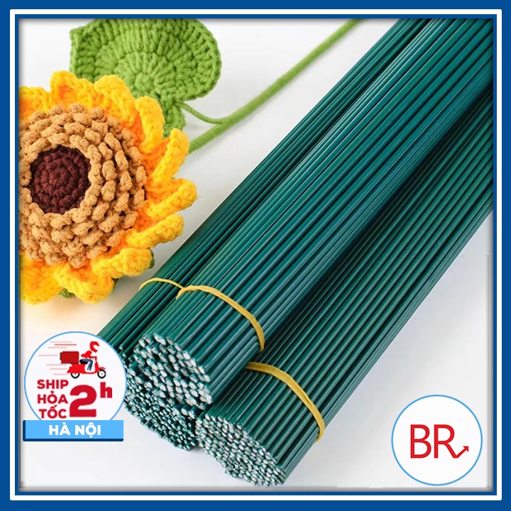 Set 100 dây kẽm làm hoa handmade dài 40cm làm đồ trang trí thủ công ...