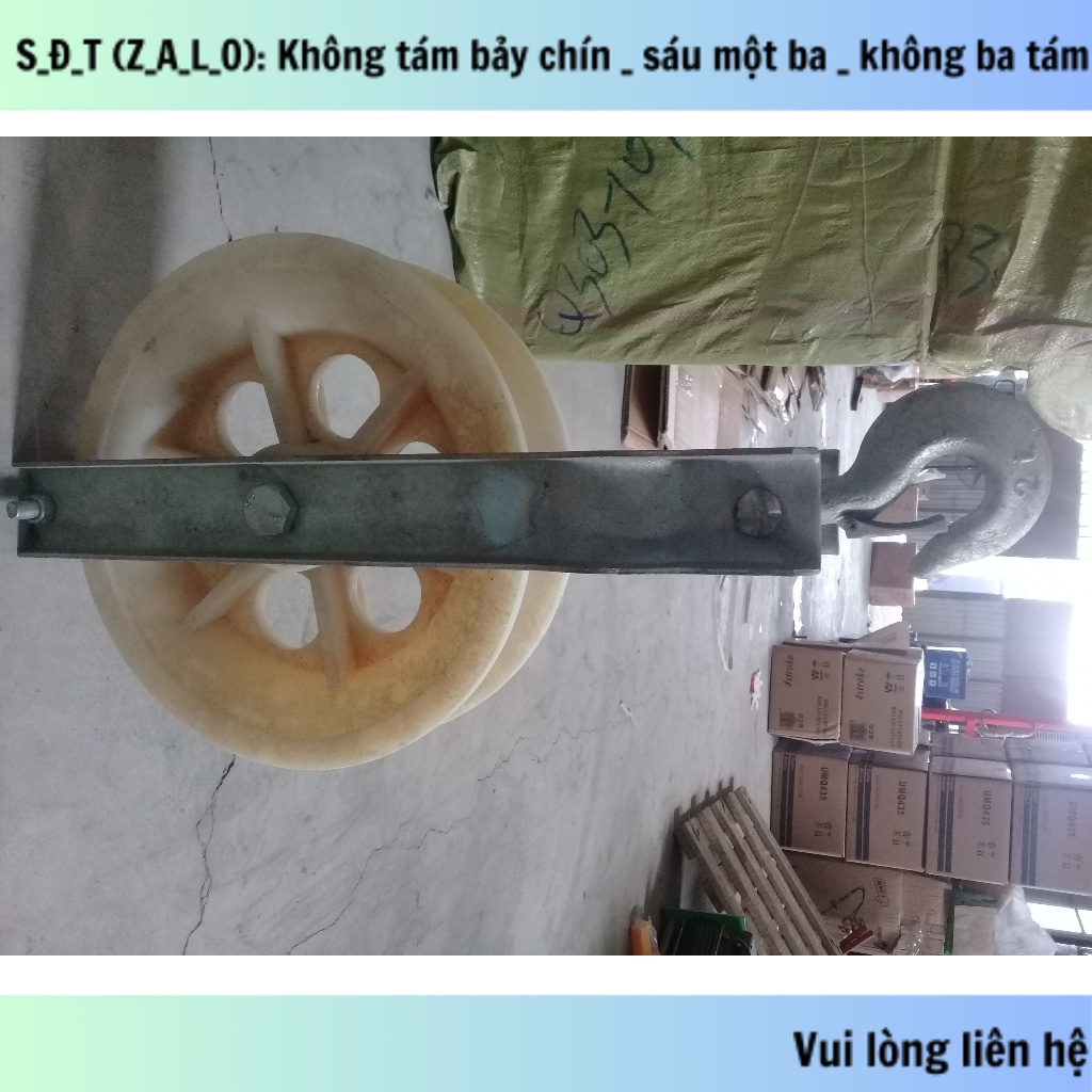 Puly nhựa kéo dây cáp điện, bánh xe to - Treo con lăn trượt ròng rọc ...