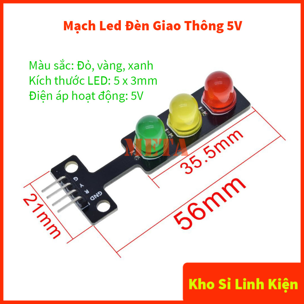 Mạch Led Đèn Giao Thông 5V | Shopee Việt Nam