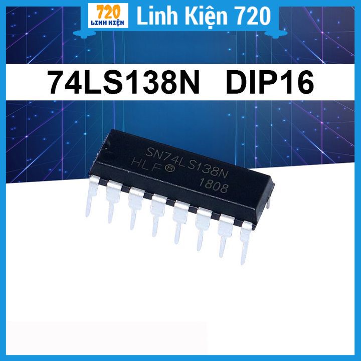 IC 74LS138 3 to 8 decoder/demultiplexer DIP16 | Shopee Việt Nam