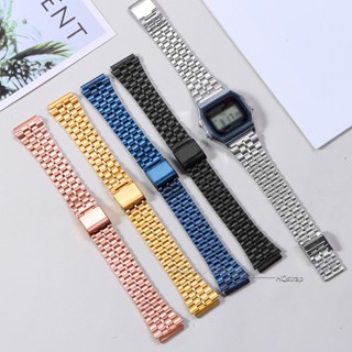 Dây Đeo Inox Cho Đồng Hồ casio 18mm f105 f108 a158w a168 ae1200 ae130 ...