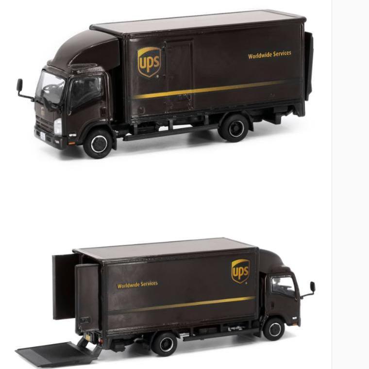 Tiny 1/64 #137 Đồ Trang Trí Xe Tải Vận Chuyển Isuzu N Series UPS Xe mô ...