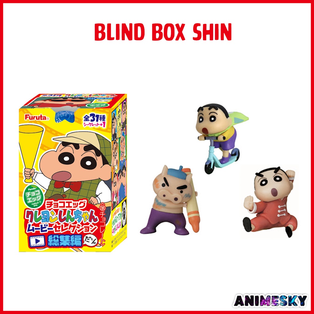 [Có sẵn] Blind Box Shin Cậu bé bút chì Trứng sô cô la chính hãng Furuta ...