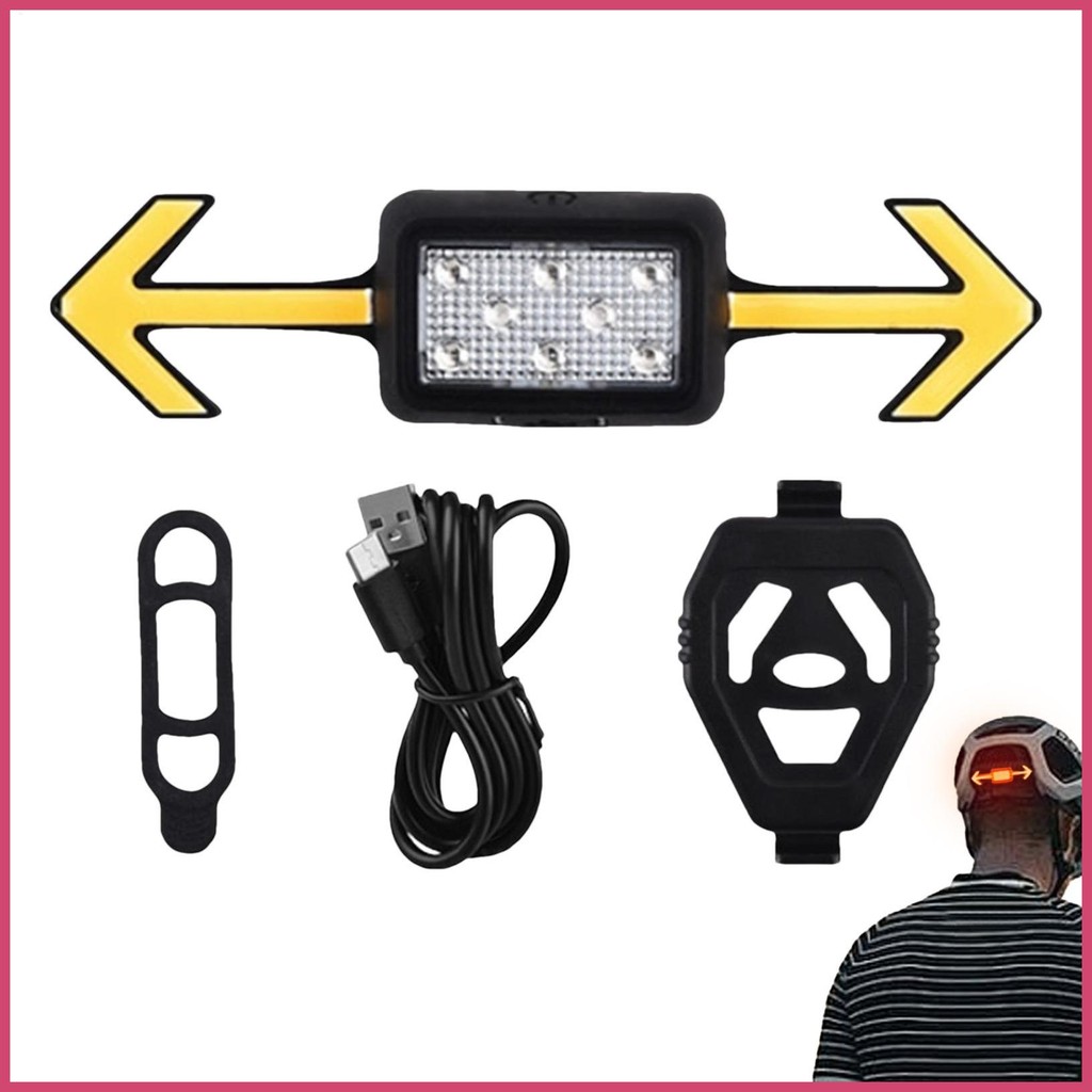Tín hiệu rẽ không dây Xe đạp điều khiển từ xa chống nước Mũ cứng Tín ...