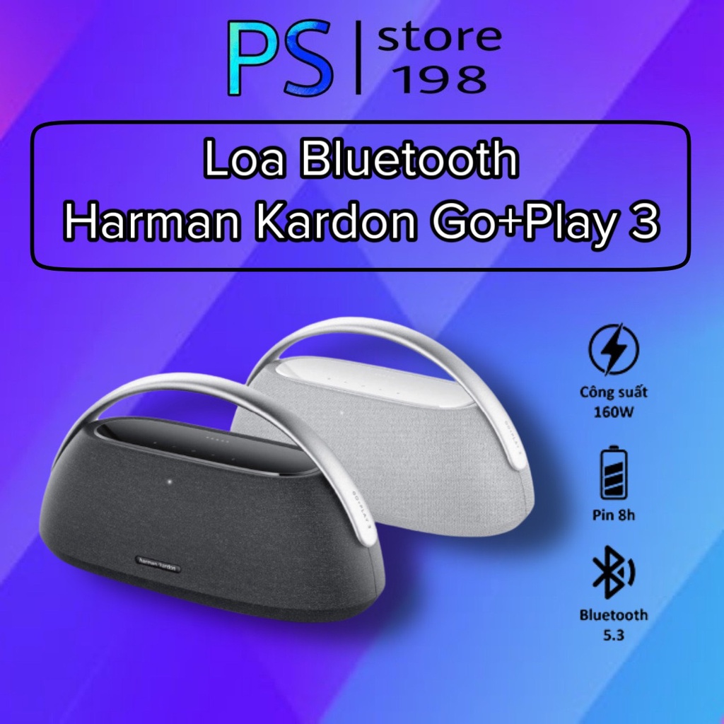Loa Bluetooth Harman Kardon Go Play 3 và HK 6 - Chính Hãng PGI | Shopee ...