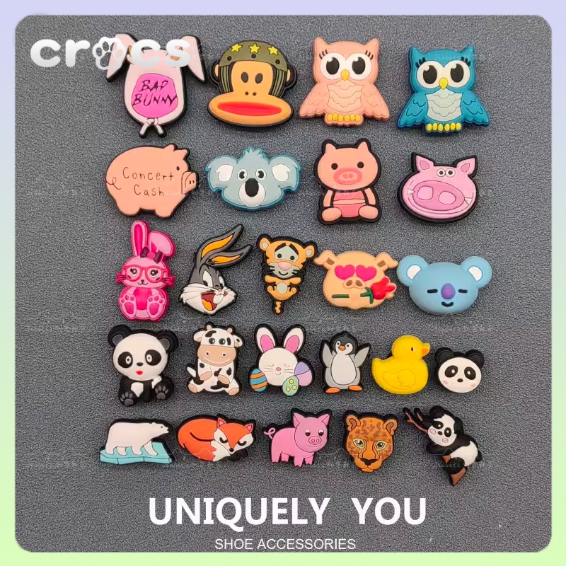 sticker dép crocs animal jibbitz crocs charm dép crocs stiker dép cross ...