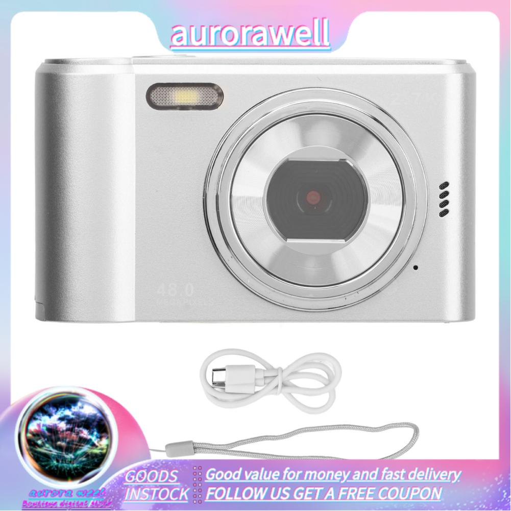 Aurorawell Digital 44MP 1080P 16x Zoom HD Auto Focus Stylish Cute ...