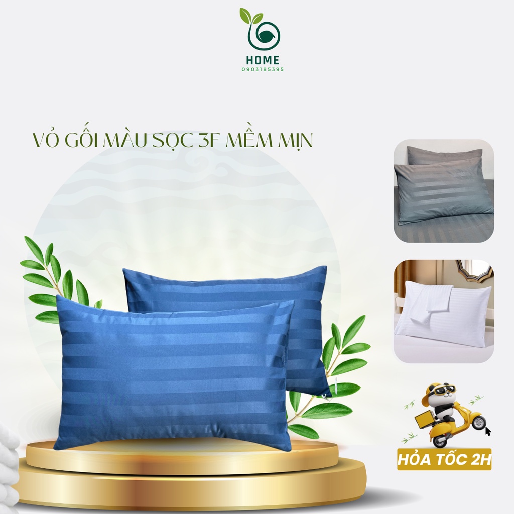 Vỏ gối Màu Sọc khách sạn nhà nghỉ gia đình đủ kích thước - Home ddks ...